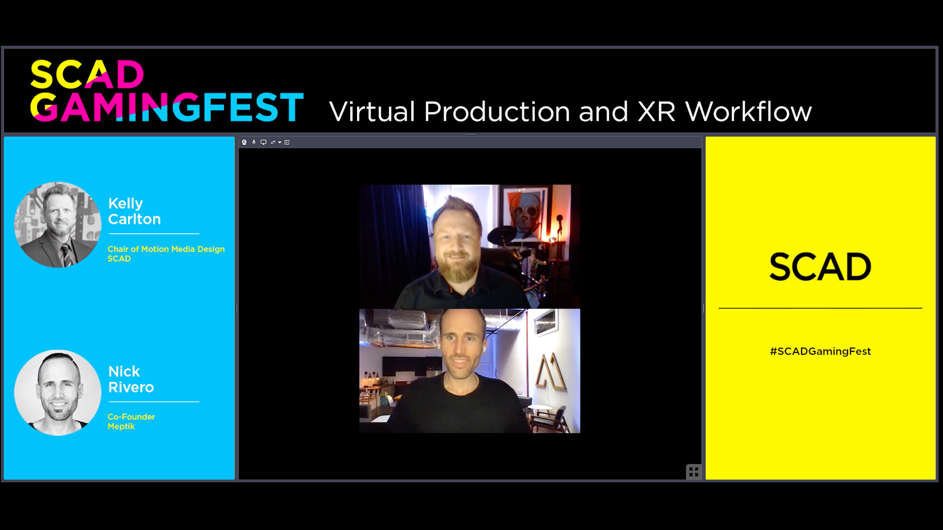 SCAD GamingFest: Virtual Production and XR Workflow | SCAD.edu